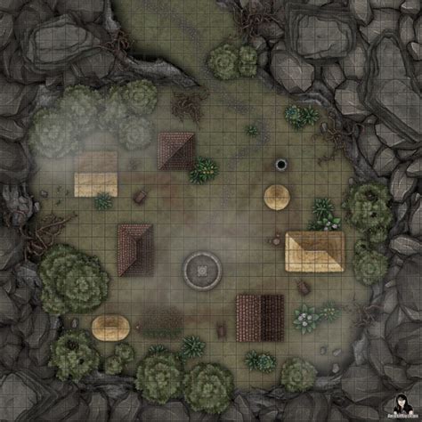 Crater Village Angela Maps Free Static And Animated Battle Maps