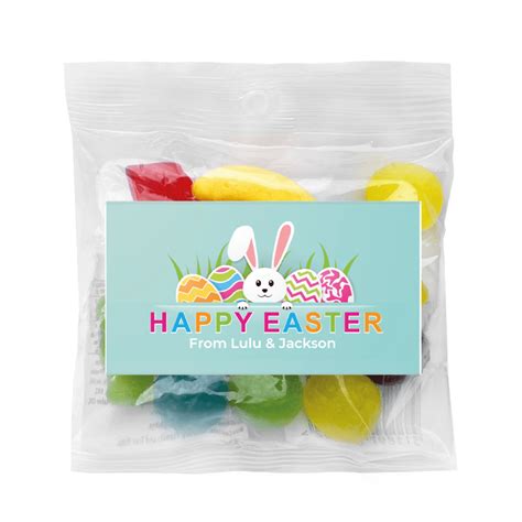 Cute Easter Bunny Custom Lolly Bags Favour Perfect