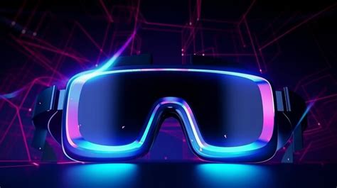 Premium Photo Electronic Backdrop For Virtual Reality Glasses