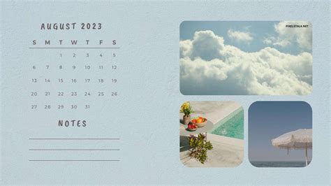 August 2023 Calendar Desktop Wallpapers Pixelstalk