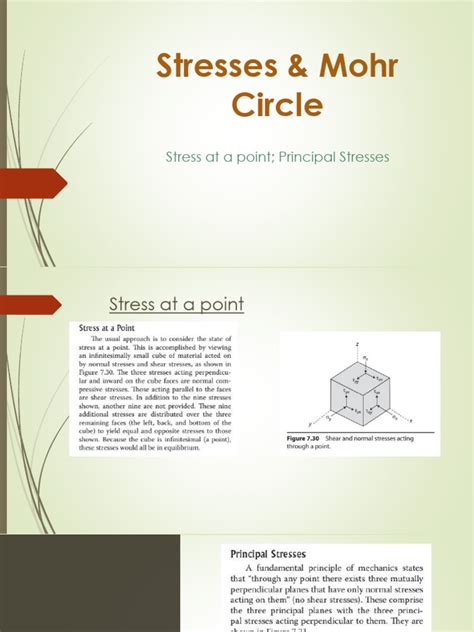 Mohrs Circle Pdf