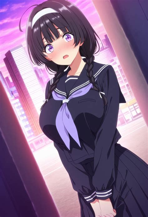 Suzune Kagami各務 鈴音ova 陰キャカップルが陽ギャル達とsexトレーニングする話｜aiイラストモデル＆lora Pixai