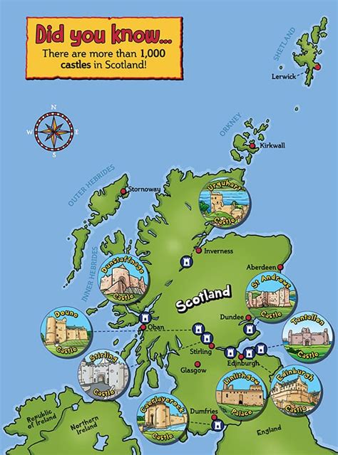 Castles Of Scotland Map Oconto County Plat Map