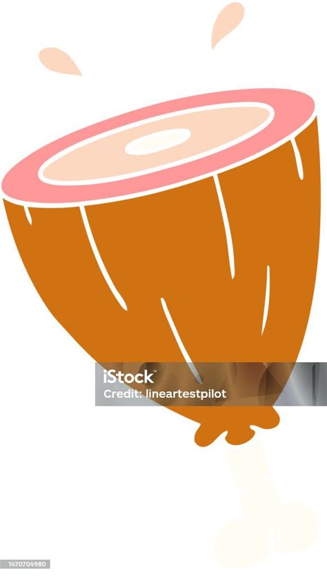Hand Drawn Cartoon Doodle Of A Joint Of Ham Stock Illustration