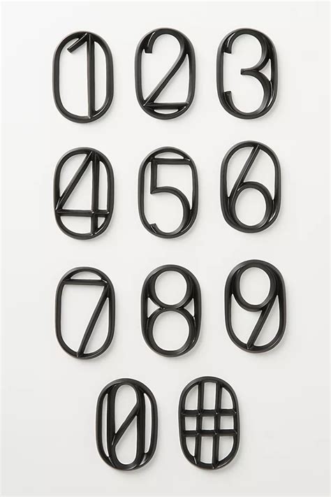 Jade House Numbers Anthrohome