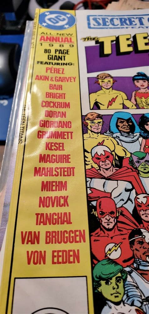 Secret Origins 3 1989 Teen Titans Origin Comic Book Dc Comic Books