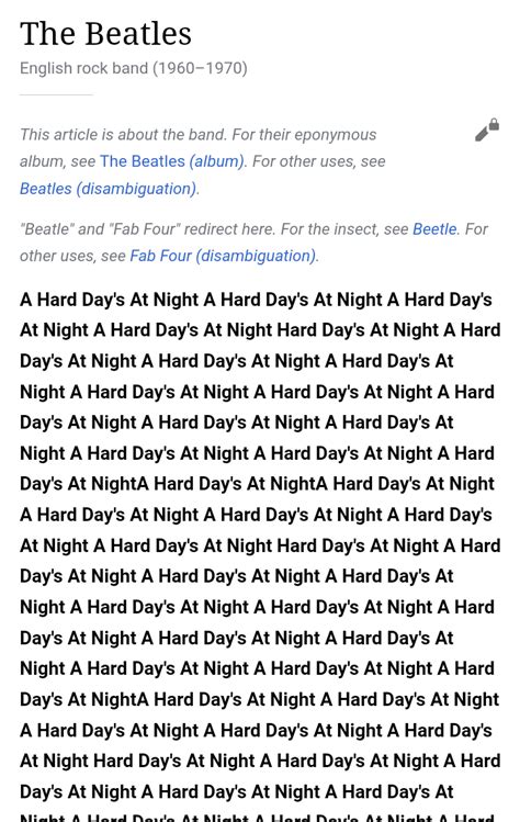Its Been A Hard Days Night Rbeatlescirclejerk