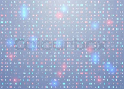 Vector Hex Code Background With Highlight An Important Eleme Colourbox