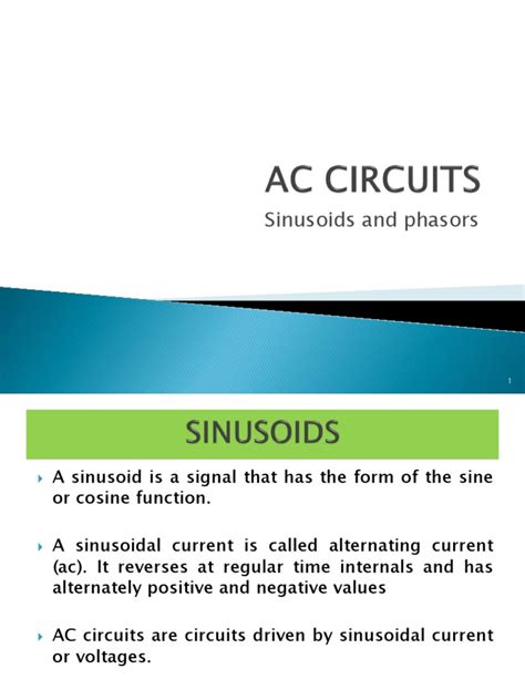 Sinusoids And Phasors Pdf Electrical Impedance Trigonometric Functions