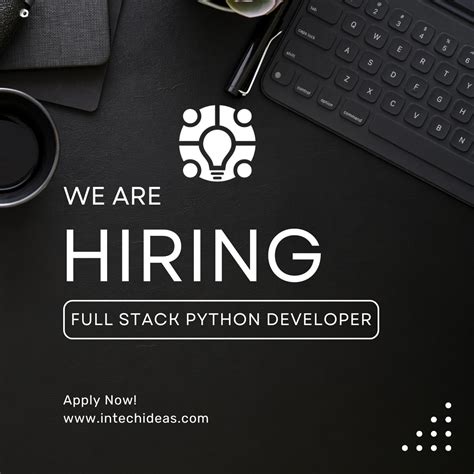 Intech 🔥 Code Innovate Make An Impact Were Hiring A Python