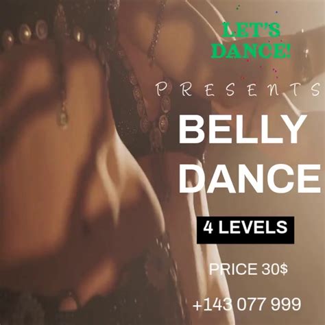 Belly Dance Template Postermywall