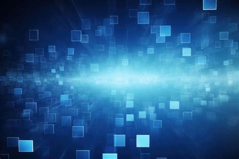 Premium Photo Abstract Blue Technical Background