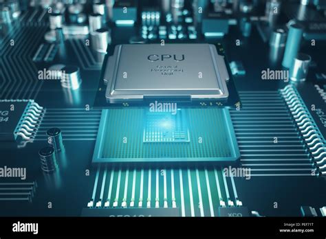 Circuit Board Technology Background Central Computer Processors Cpu