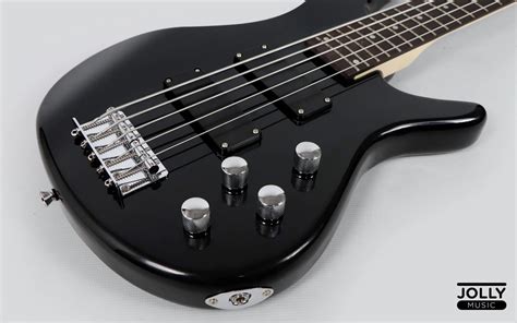 Deviser L B3 5 String Modern Bass Black Guitar Pusher Verdana