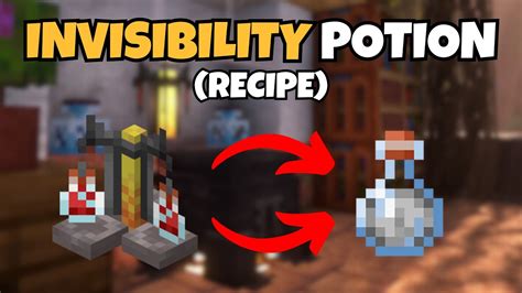 How To Make Invisibility Potion In Minecraft Step By Step Brewing