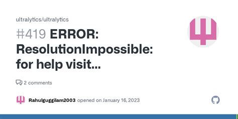 Error Resolutionimpossible For Help Visit En