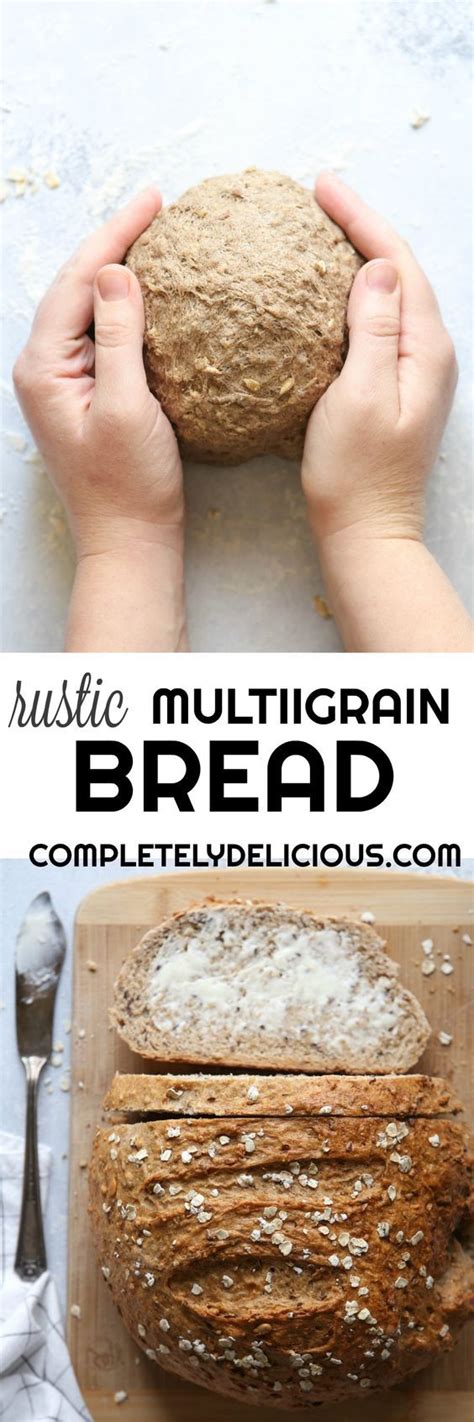 Rustic Multigrain Bread Recipe Multigrain Bread Bread Artisan Bread