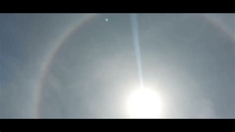 Sun Ring Halo Formation Youtube