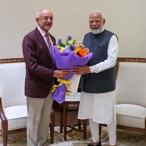 Lieutenant Governor Admiral D K Joshi Meets Pm Modi