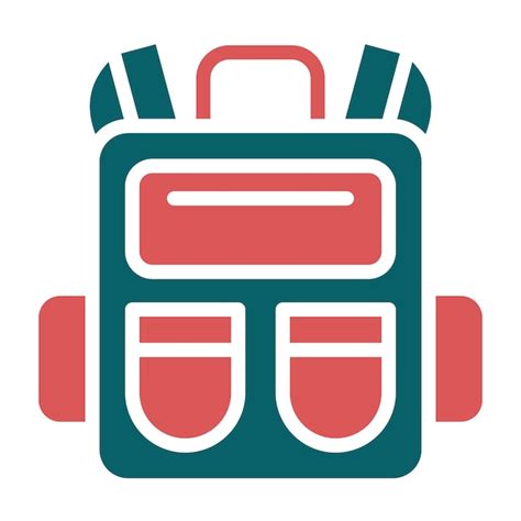 Premium Vector Backpack Icon Style