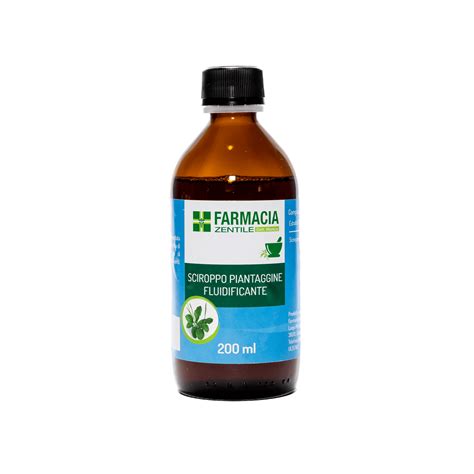 Sciroppo Piantaggine Fluidificante Farmacia Zentile