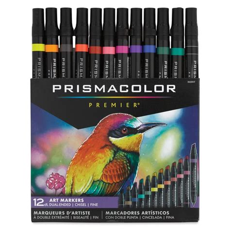 Prismacolor Premier Dual Ended Art Marker Set Primarysecondary
