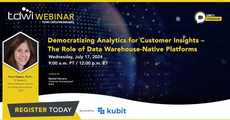Tdwi Webinar On Self Service Analytics Tdwi Posted On The Topic Linkedin