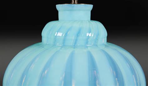 A Uranium Murano Glass Lamp For Sale At 1stdibs