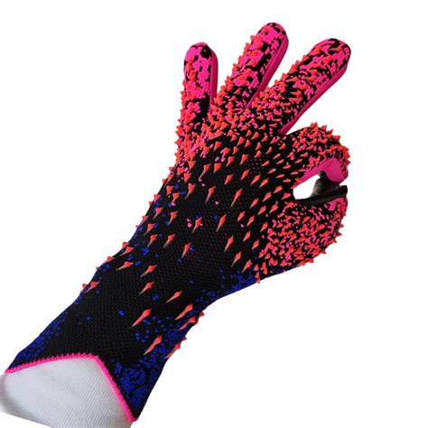 1 Pair Convenient Non Slip Texture Sweat Absorption Football Goalie
