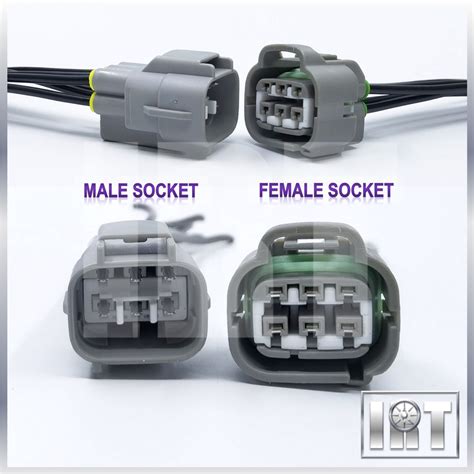 6 Pin Headlamp Holder Socket Hilux Revo Estima Rear Lamp Light Soket Kereta Tail Lamp Control