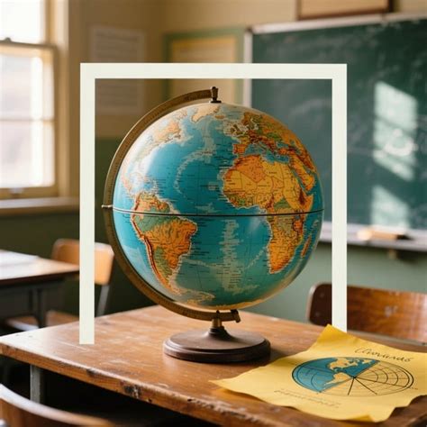 Free Vintage Classroom Globe Image Download At Stockcake