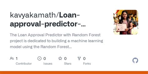 Github Kavyakamathloan Approval Predictor Model Using Randomforest The Loan Approval