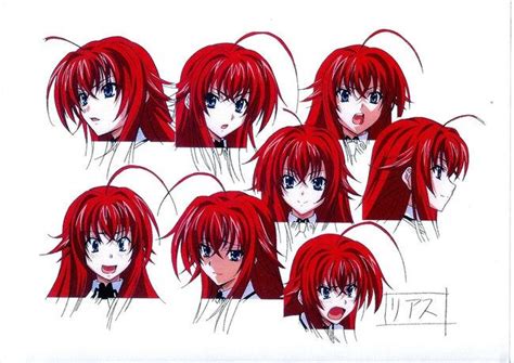 Rias Gremory Face Sheet Dxd By Kervinked On Deviantart