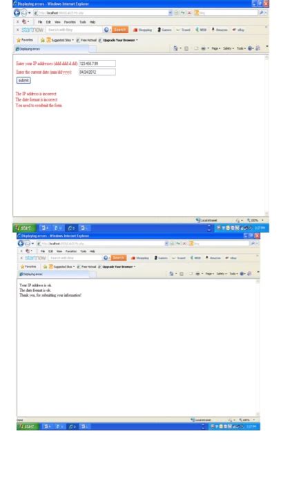 Solved Write A Php Script Using Regular Expressions For
