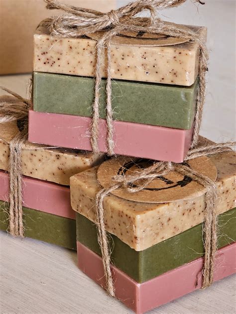 Handmade Natural Soap Bundle Set Of Soaps Palm Oil Free Soap Essential