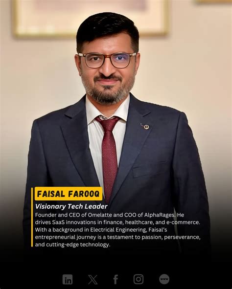 Meet Faisal Farooq A Tech Leader And Innovator Clap Posted On The Topic Linkedin