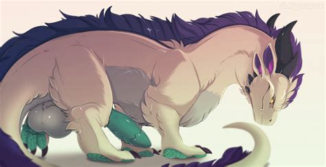 Rule 34 4 Ears Balls Black Horn Dinkysaurus Dragon Feral Fur Furred