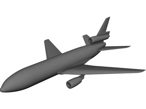 Mcdonnell Douglas Dc 10 3d Model 3dcadbrowser
