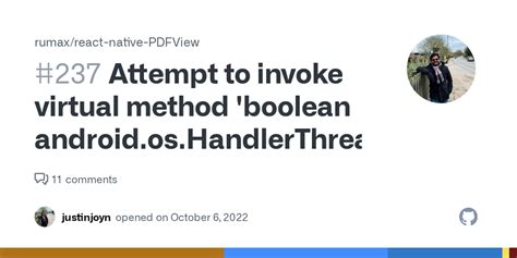 Attempt To Invoke Virtual Method Boolean Androidoshandlerthread
