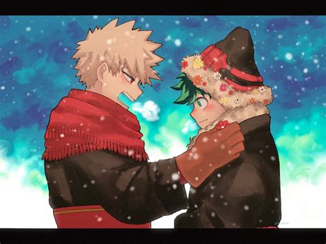 Midoriya Izuku And Bakugou Katsuki Boku No Hero Academia Drawn By