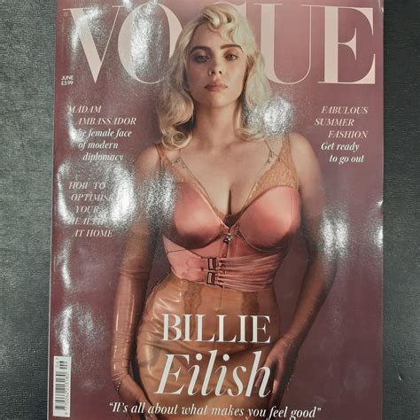 Billie Eilish British Vogue June 2021 I Can Do Depop