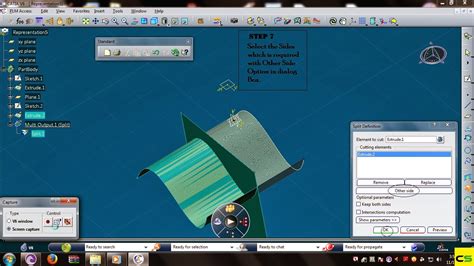 How To Use Split Surface Tool In Catia Caddskills