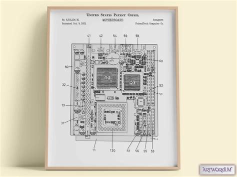 Set Of 6 Computers And Electronics Patent Prints Vol 2 Etsy