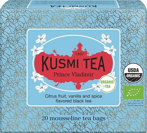 Kusmi Tea Prince Vladimir Organic Earl Grey Black Tea With Orange