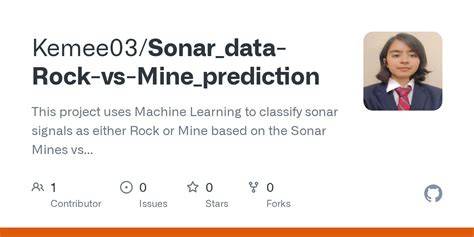 Github Kemee03sonardata Rock Vs Mineprediction This Project Uses