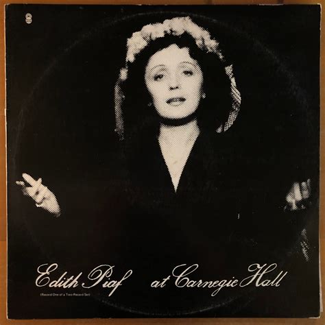 Edith Piaf Edith Piaf At Carnegie Hall Suffragette Records