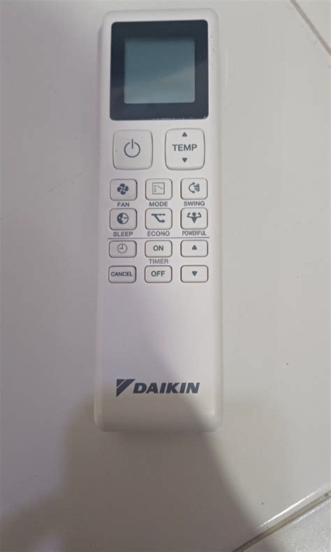 Daikin Controller Tv And Home Appliances Air Conditioners And Heating On