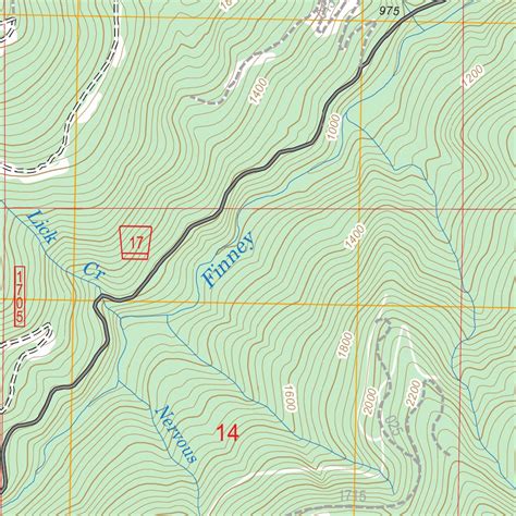 Finney Peak Wa Fstopo Legacy Map By Us Forest Service Topo Avenza Maps
