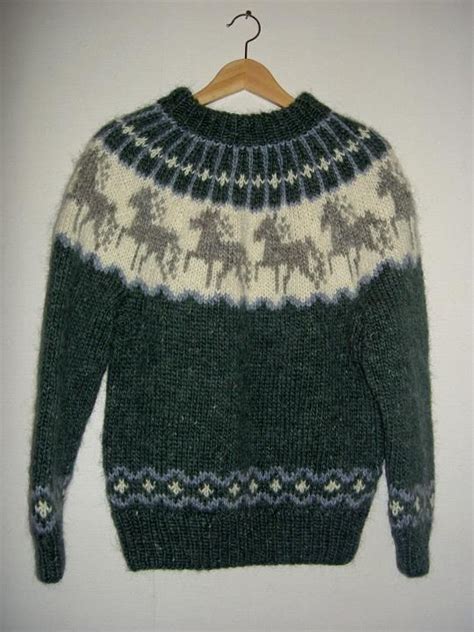 The Icelandic Lopi Jumper Sweater Pattern Afghan Patterns Knitting