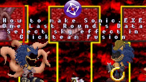 How To Make Sonic Exe One Last Rounds Sky Effect In Clickteam Fusion